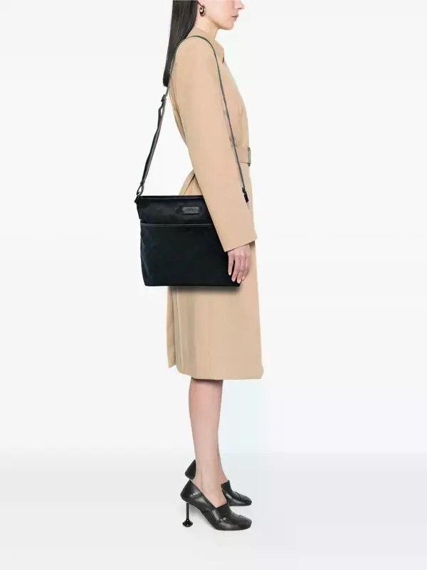 Gucci Gg Canvas Web Crossbody Bag