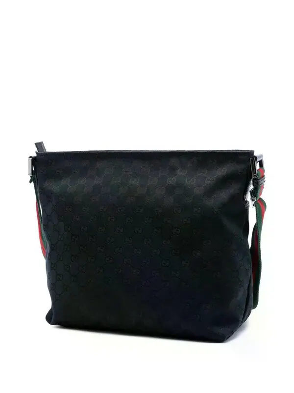 Gucci Gg Canvas Web Crossbody Bag