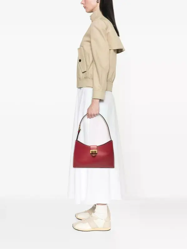 FERRAGAMO Gancini Trifolio Shoulder Bag