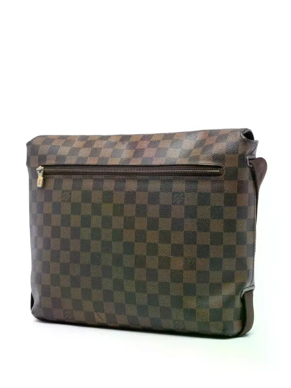 LOUIS VUITTON Damier Ebene Brooklyn Mm Bag - Brown