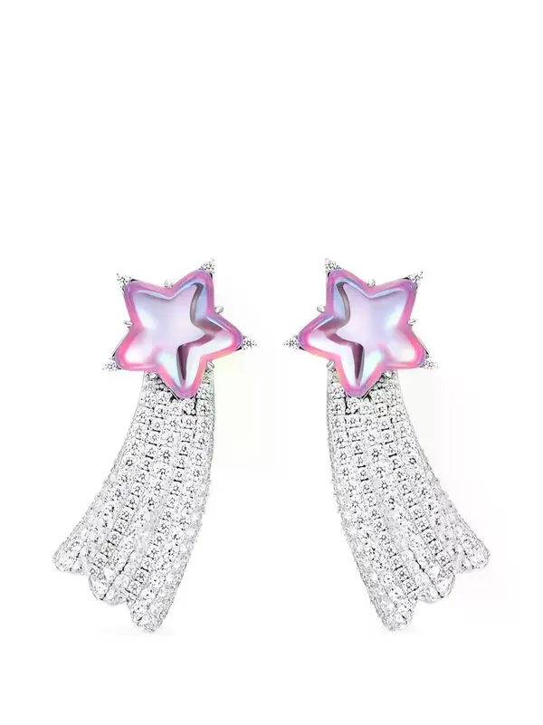 YVMIN Shooting Star Earrings - Silver
