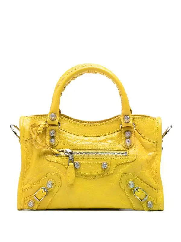 Balenciaga 2000s Mini Le City Handbag - Yellow