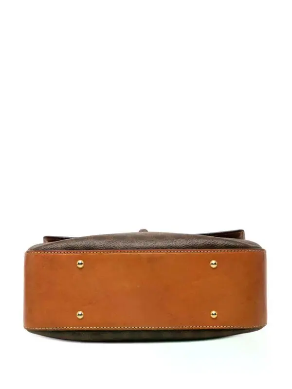 Celine Macadam Coated Canvas Satchel