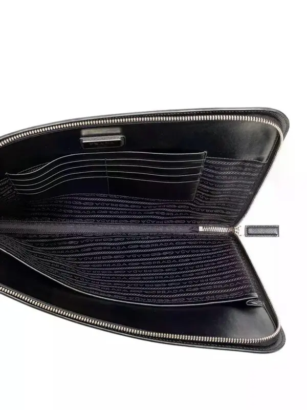 Prada Saffiano Leather Clutch Bag