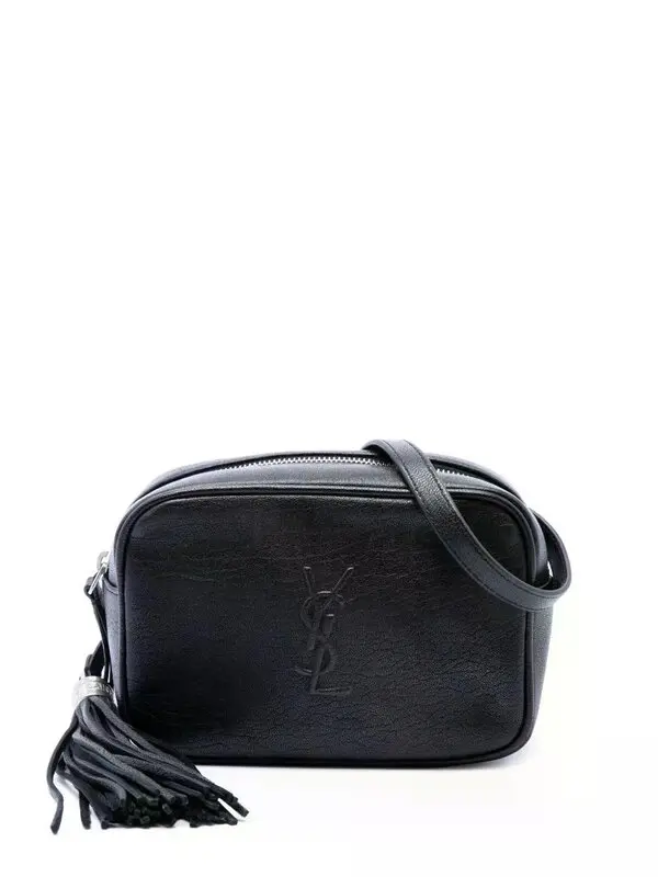 Saint Laurent Lambskin Monogram Lou Tassel Belt Bag