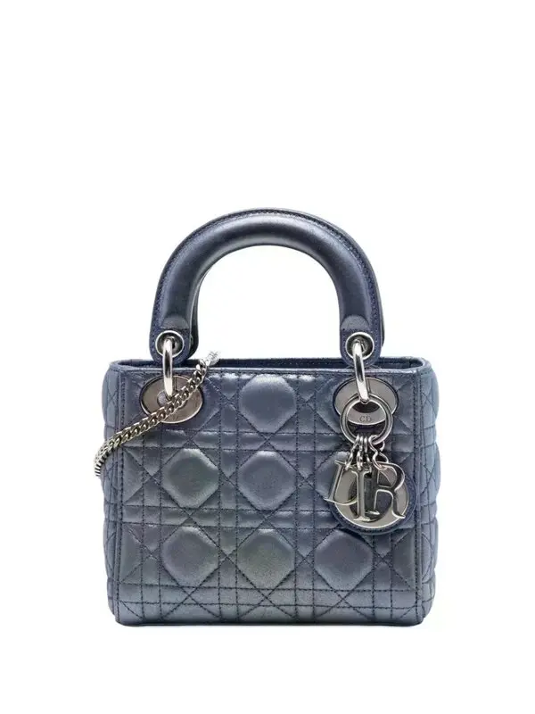 Dior Mini Lady Satchel - Blue