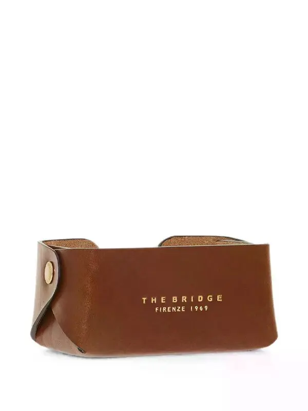 THE BRIDGE Logo-stamp Leather Card Holder