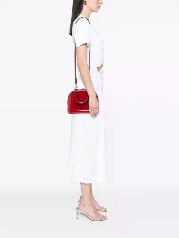 LOUIS VUITTON Monogram Vernis Alma Bb Satchel