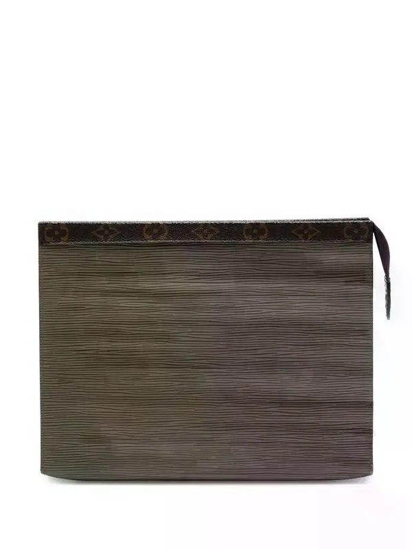LOUIS VUITTON Epi Pochette Voyage Mm Clutch Bag - Brown