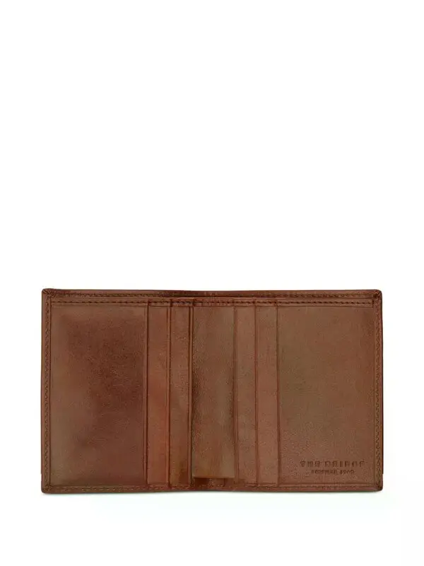 THE BRIDGE Story Logo-embossed Leather Cardholder