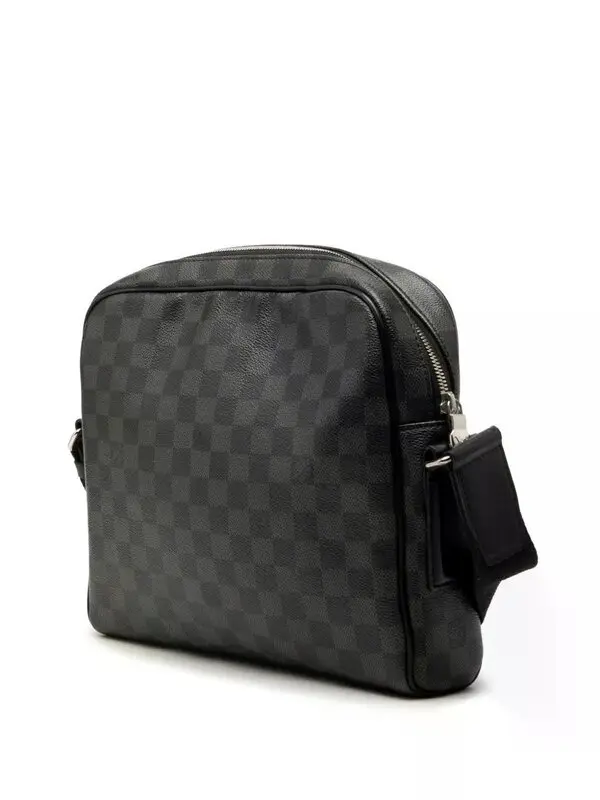 LOUIS VUITTON Damier Graphite Dayon Reporter Mm Bag