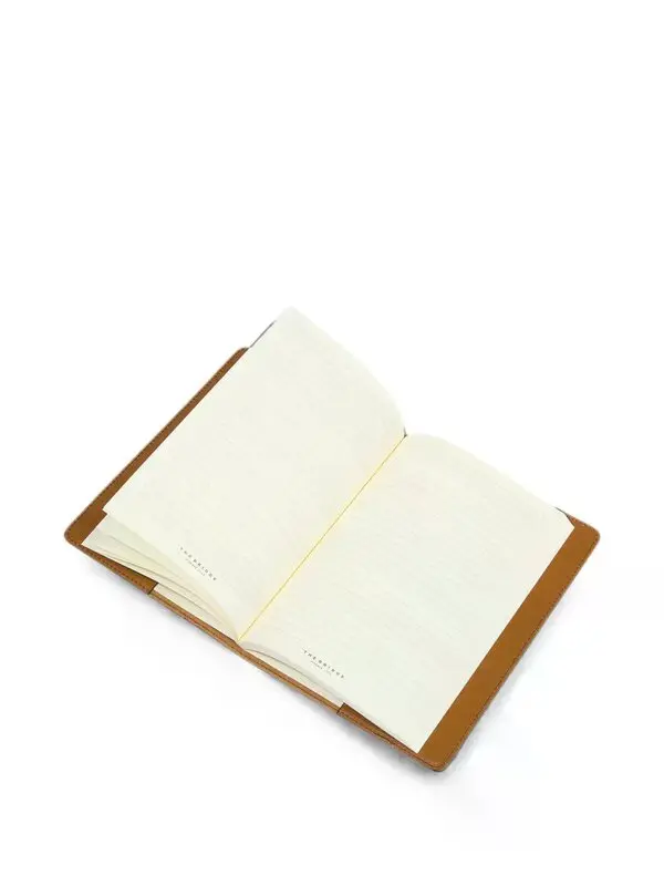 THE BRIDGE Life-style Logo-print Leather Notebook
