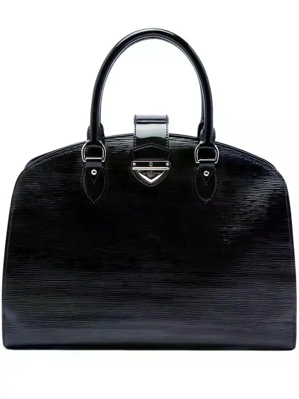 LOUIS VUITTON Electric Epi Pont Neuf Gm Handbag - Black