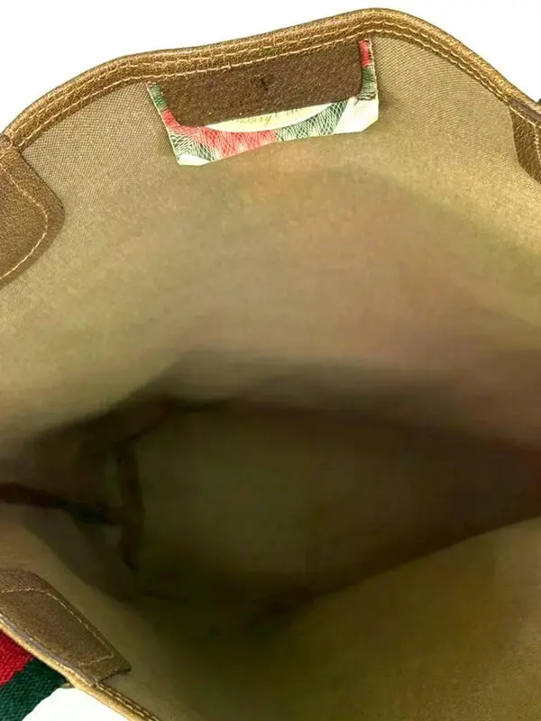 Gucci Gg Supreme Web Tote Bag