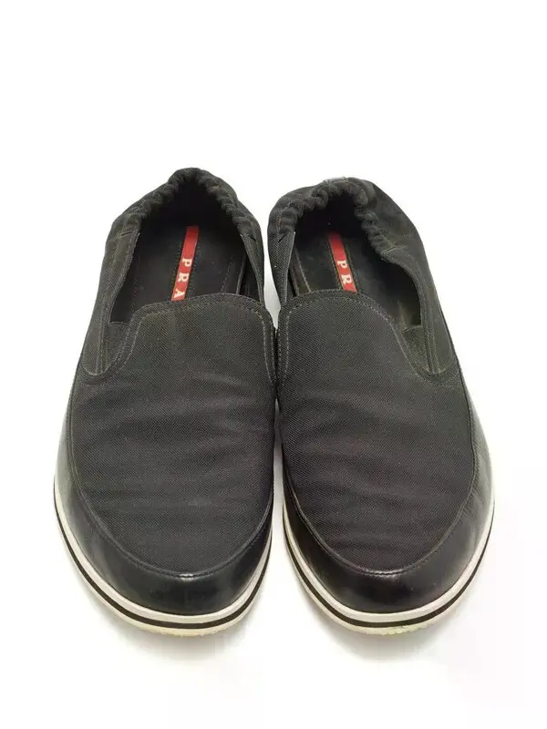 Prada Round-toe Slip-on Sneakers