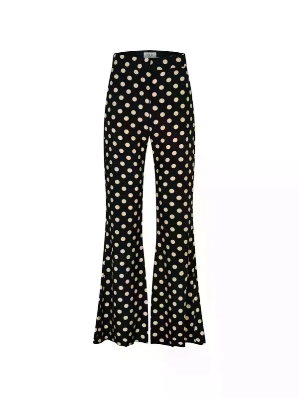 OUD PARIS Polka-dot Flared Trousers