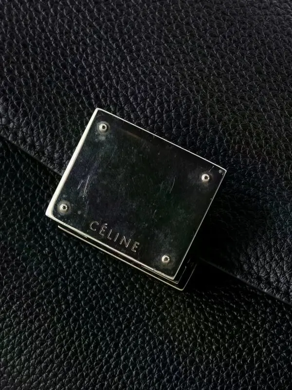 Celine Trapeze Bag Leather Medium Satchel