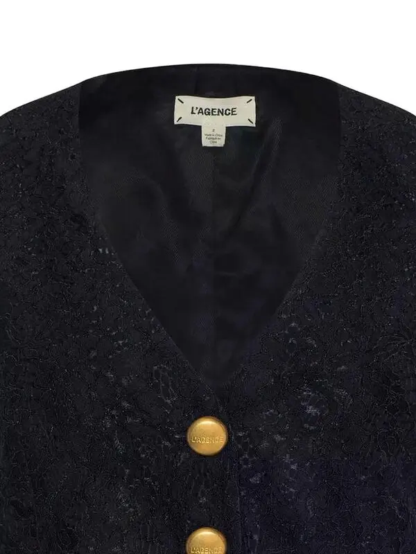 L'Agence Kino Lace Waistcoat