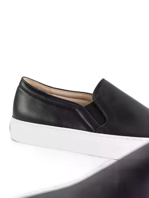 BRIGHTWAY Slip-on Smooth Grain Leather Sneakers