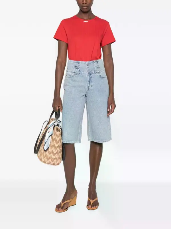 Stine Goya High-waisted Panelled Shorts