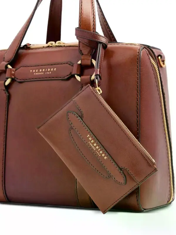 THE BRIDGE Logo Wristlet Clutch Bag