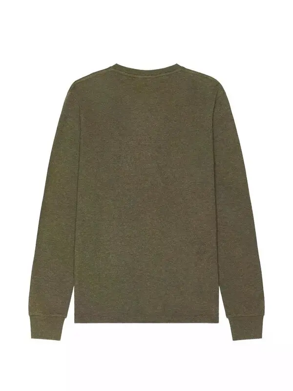 FRAME Duo Fold Crew-neck Sweatshirt - Green
