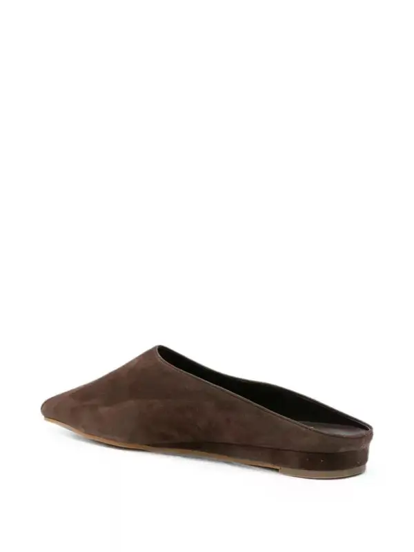 BIANCADI Suede Peep-toe Sandals