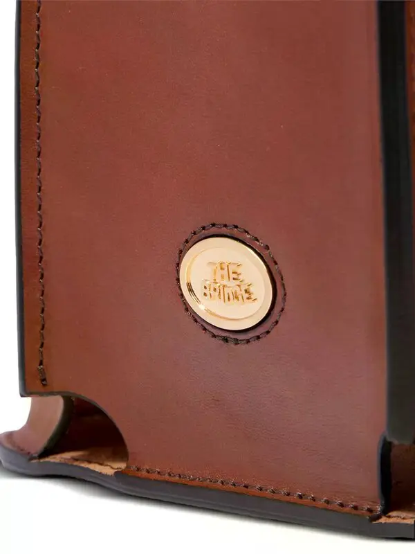 THE BRIDGE Buckle-fastening Leather Bottle Holder - Brown