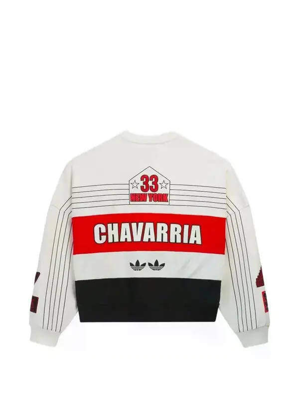Adidas X Willy Chavarria Ny Graphic-print Embroidered Sweatshirt