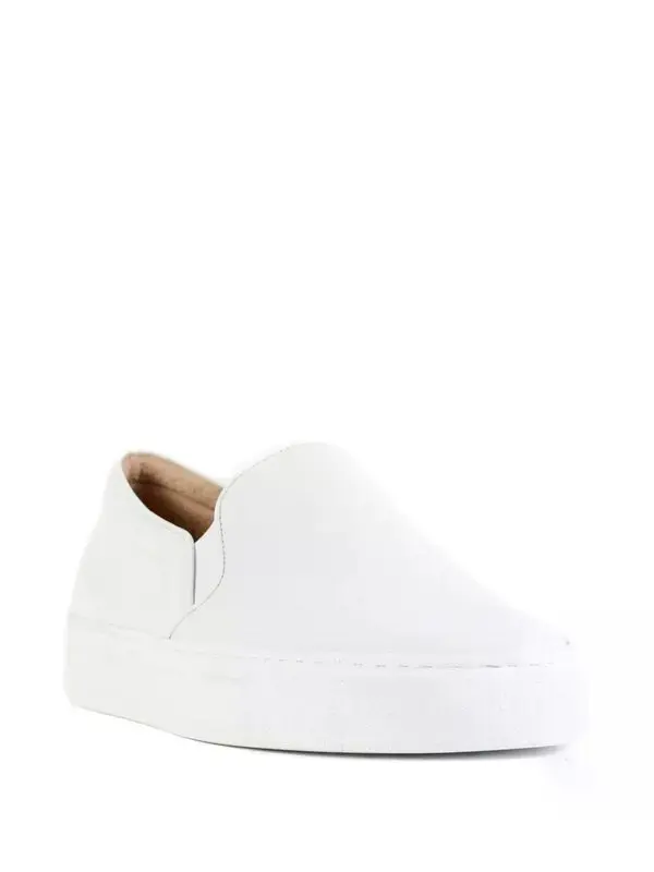 BRIGHTWAY Leather Slip-on Sneakers - White