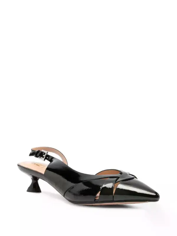 KEYS Crossover Strap Slingback Pumps