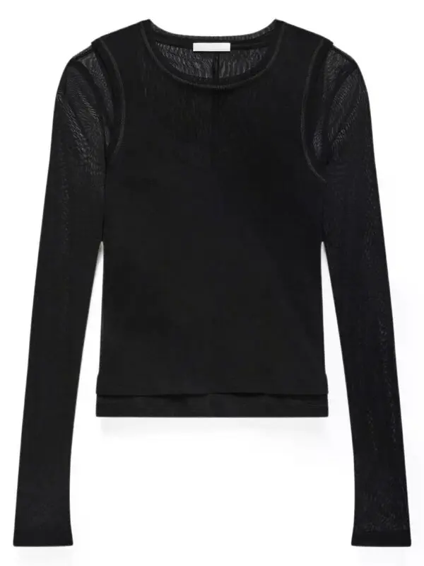 Helmut Lang Mesh Panel T-shirt