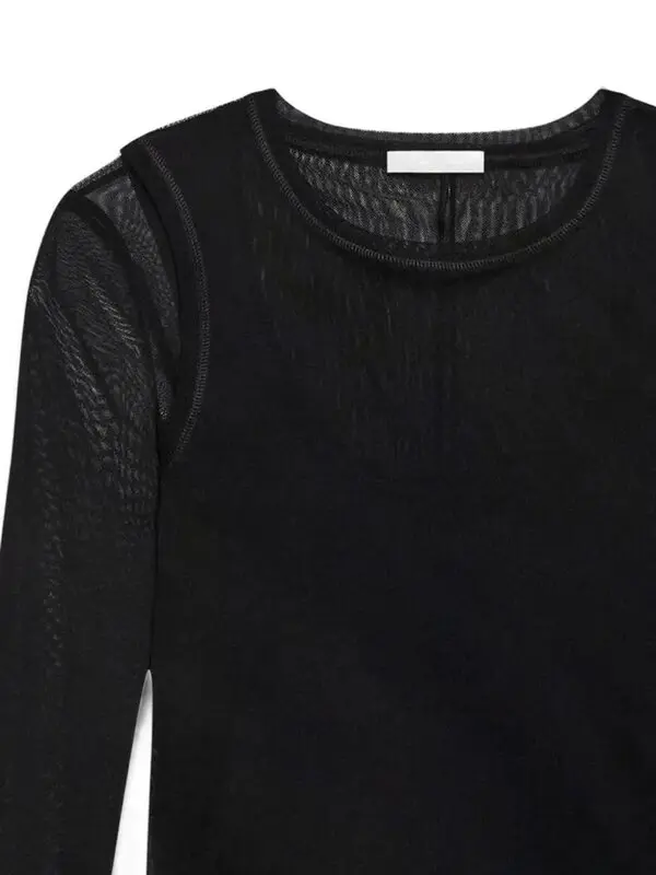 Helmut Lang Mesh Panel T-shirt