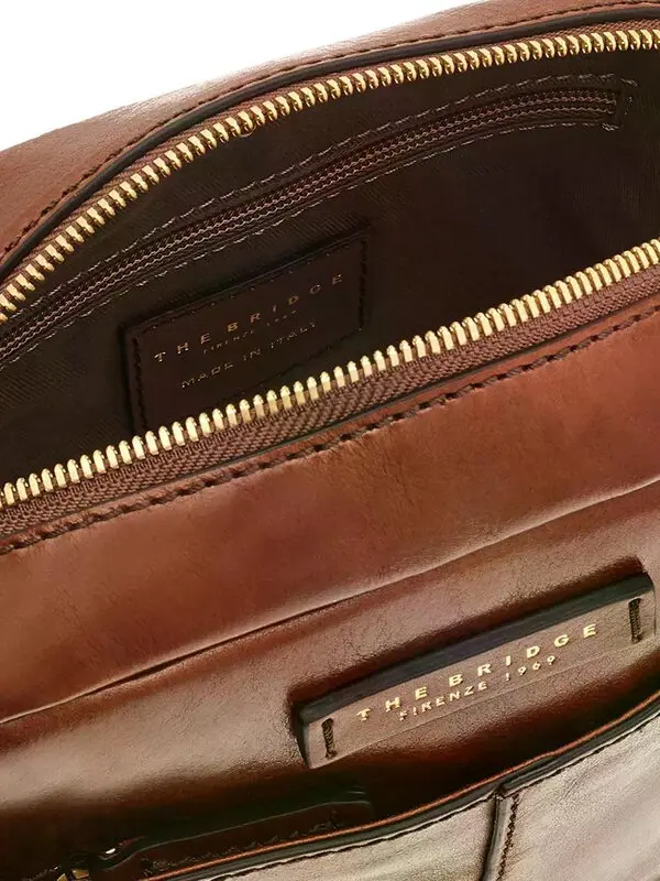 THE BRIDGE Vespucci Leather Messenger Bag
