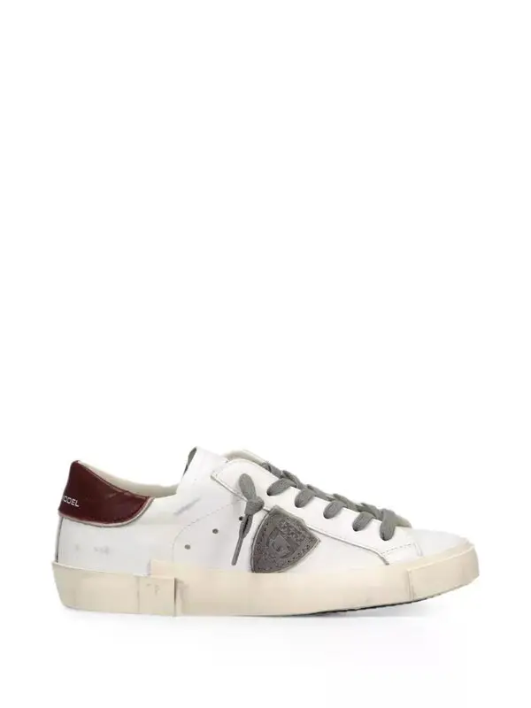 Philippe Model Prsx Low Leather Sneakers - White