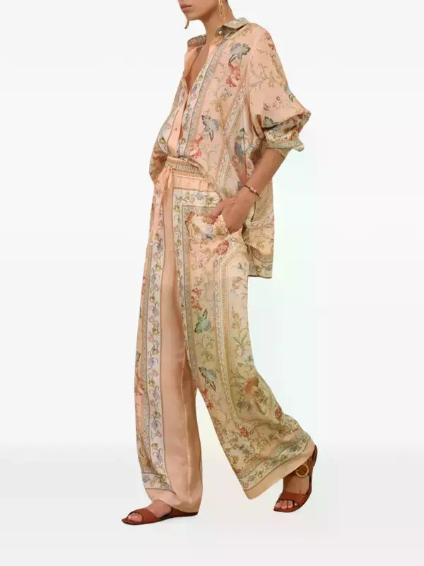 Zimmermann Silk Floral-print Shirt