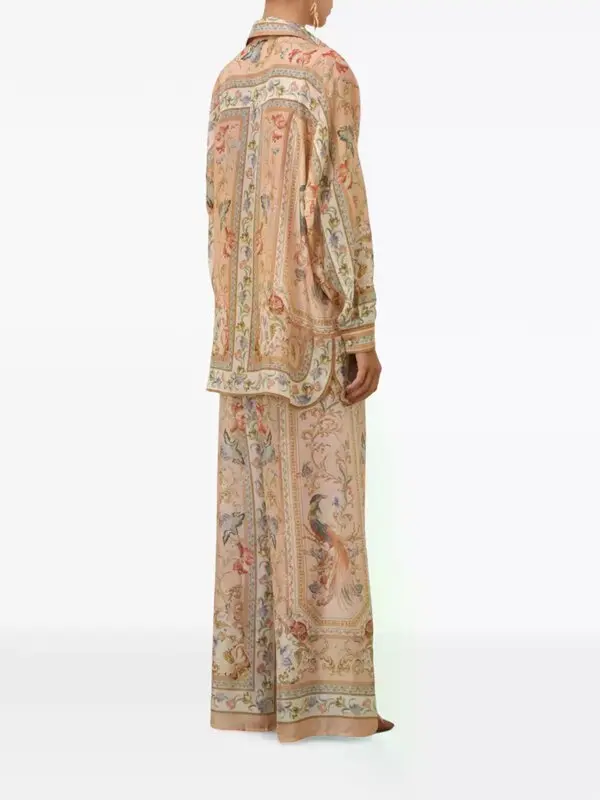 Zimmermann Silk Floral-print Shirt