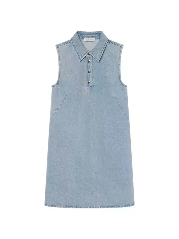 FRAME Sleeveless Denim Mini Dress