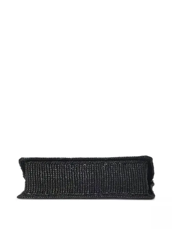 Jacquemus Small La Spiaggia Raffia Tote Bag