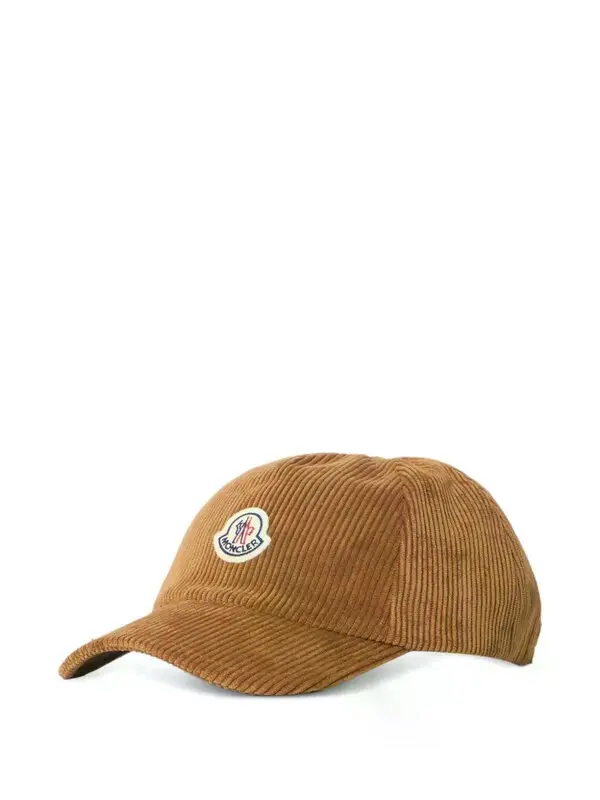 Moncler Corduroy Baseball Cap - Brown