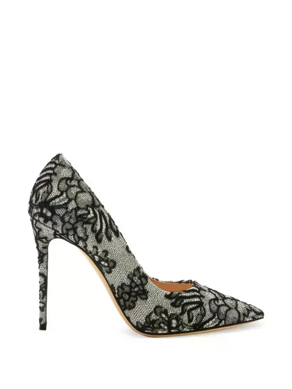 Casadei Julia Rigel Flocked Pumps