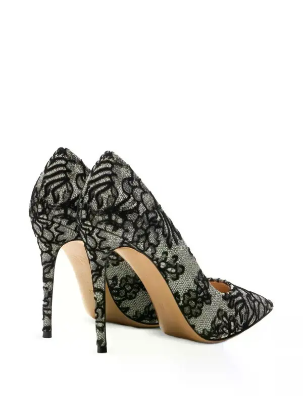 Casadei Julia Rigel Flocked Pumps