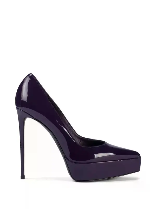 LE SILLA Uma Platform Pumps - Purple