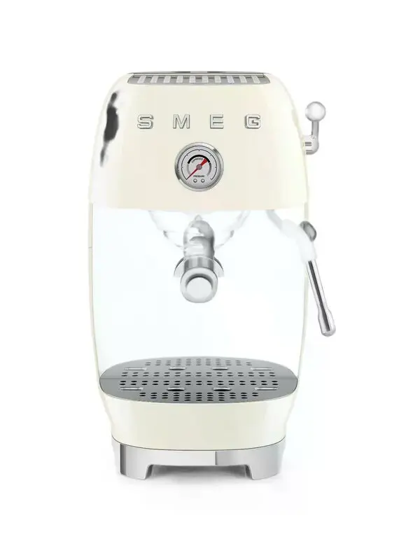SMEG Anni 50 Logo-plaque Cold-brew Manual Espresso Machine - Neutrals
