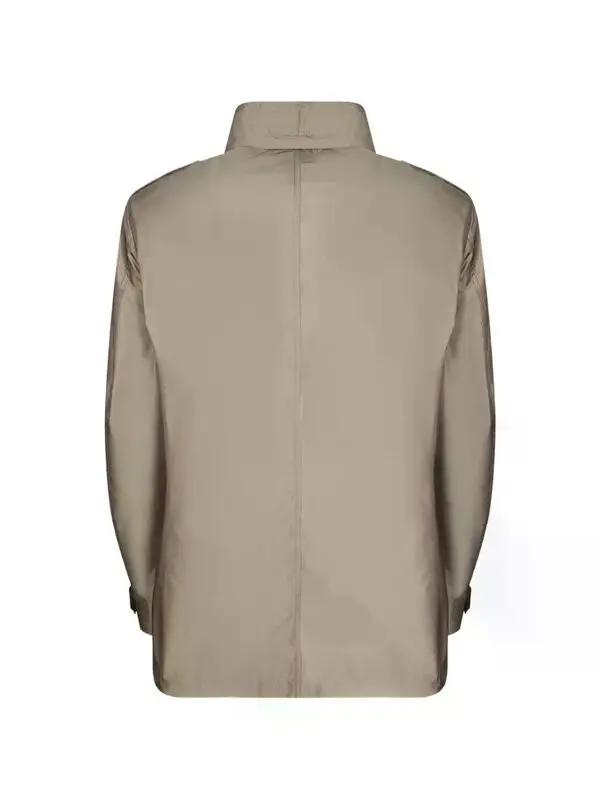 MOORER Button-fastening Pocket-detail Coat