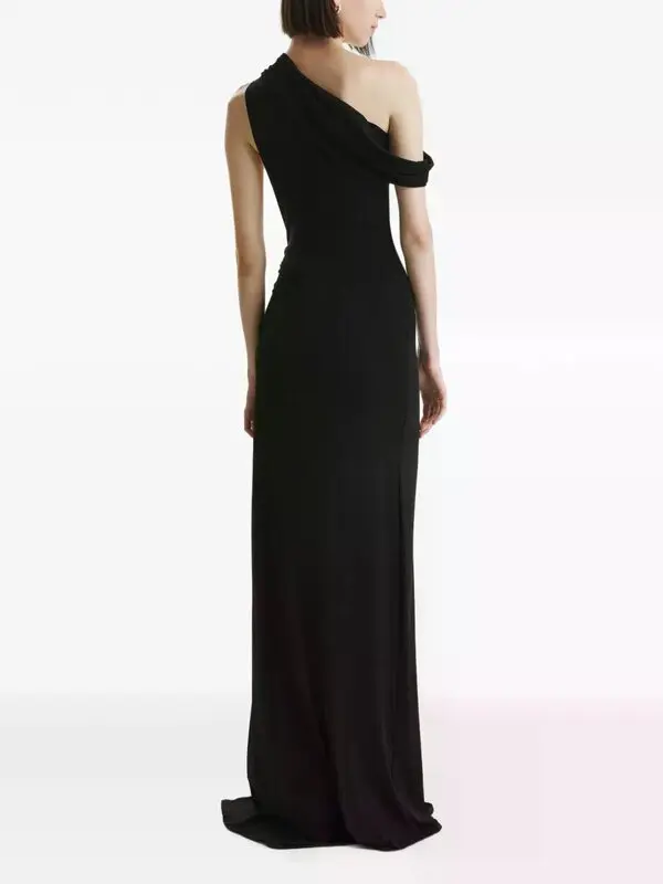 2310 STUDIO One-shoulder Draped Maxi Dress