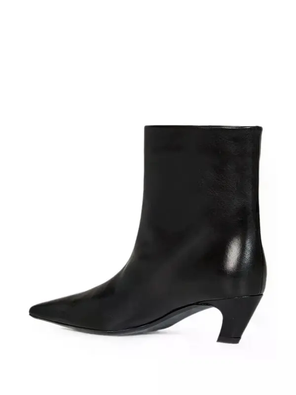 Khaite Square-toe Ankle Boots