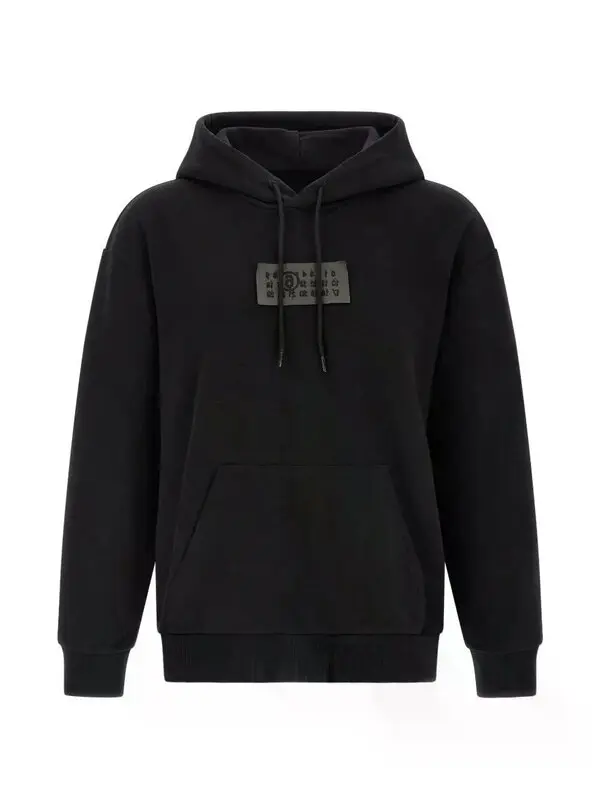 MAISON MARGIELA Logo Patch Drawstring Hoodie