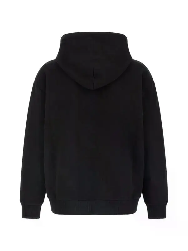 MAISON MARGIELA Logo Patch Drawstring Hoodie