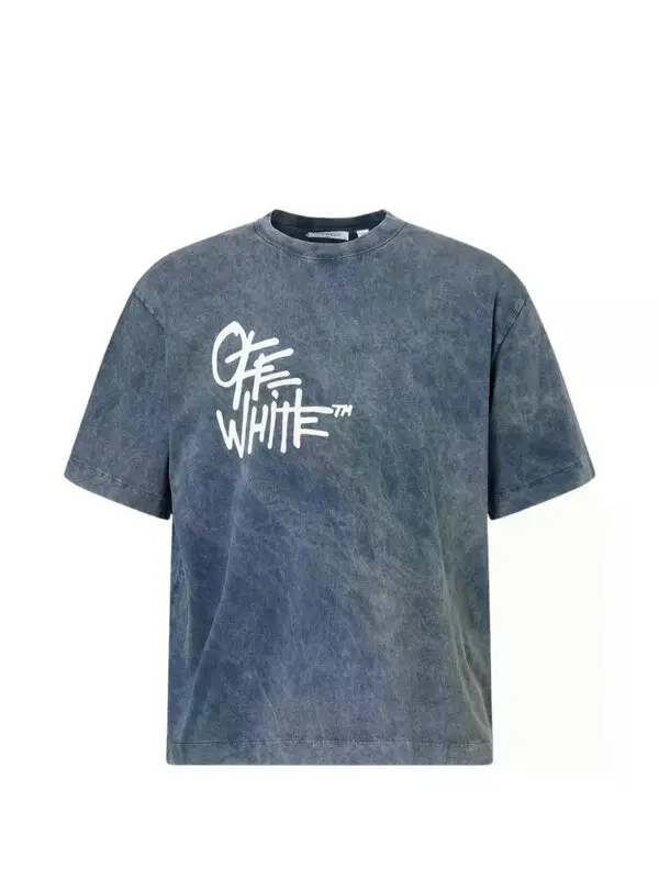 Off-White Skate Logo-print T-shirt - Blue